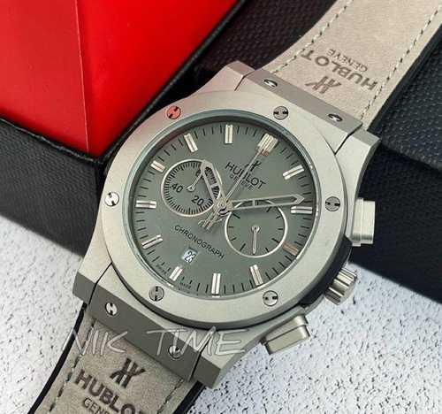 Матовые мужские часы Hublot премиум качество