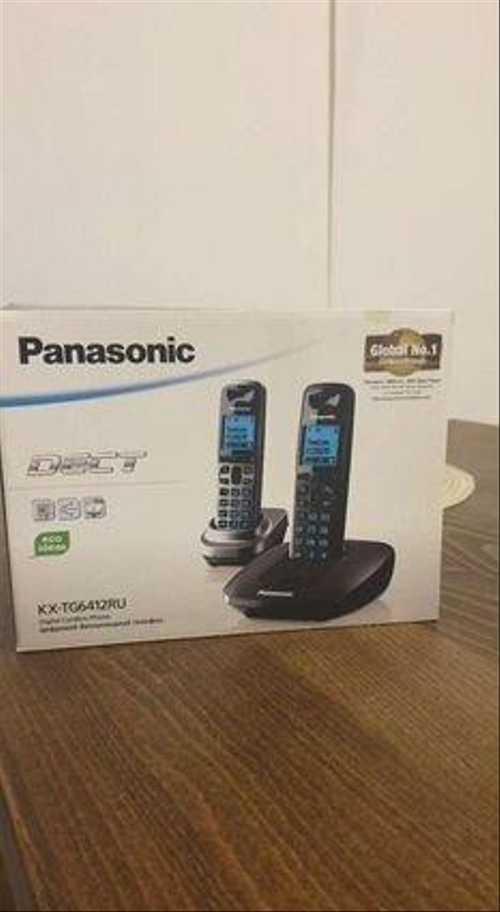 Panasonic телефон беспроводной kx-tg6412ru