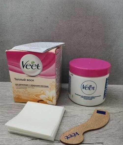 Тёплый воск сахарный воск veet