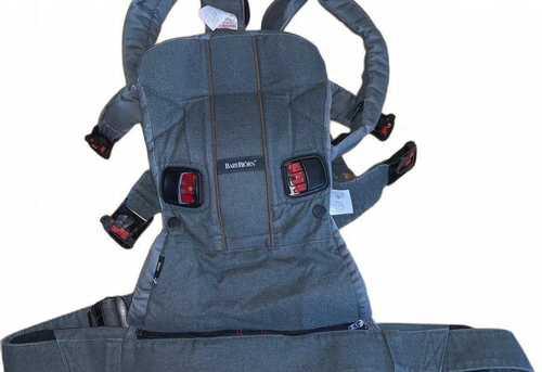 Эргорюкзак переноска babybjorn one cotton denim