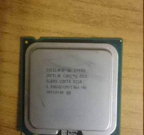 Процессор Intel Core 2 Duo E7400 soc 775