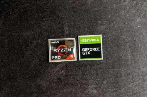 Наклейки Nvidia и AMD