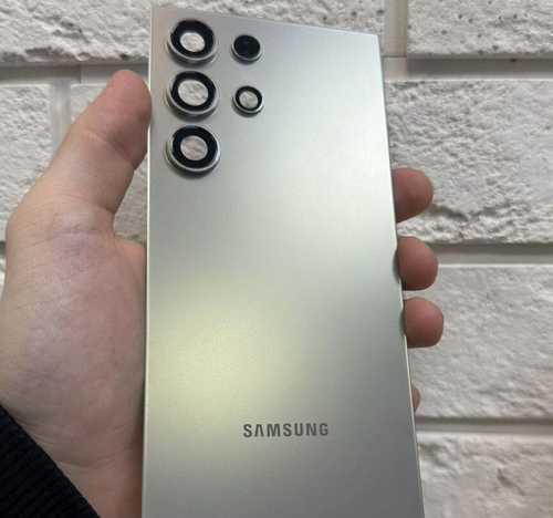 Крышка samsung s24 ultra титан ориг