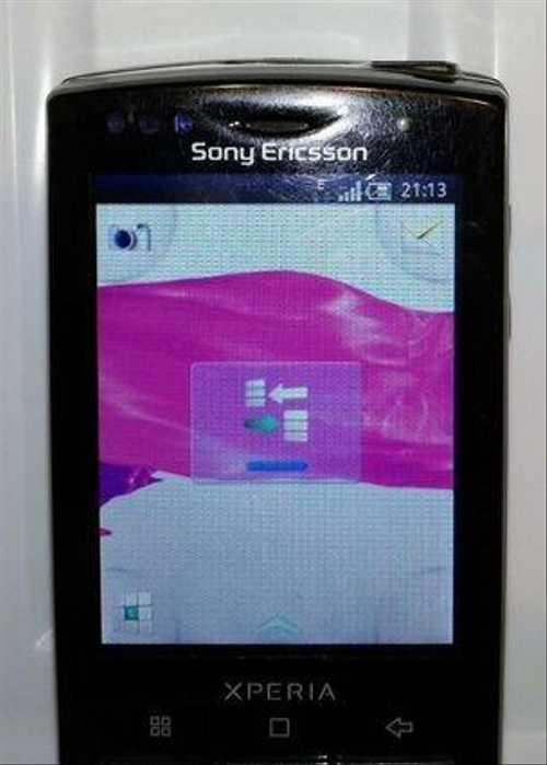 Телефон Sony Ericsson Xperia, слайдер