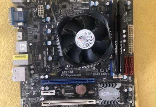 Материнская плата lga 1156 cpu intel xeon x3430