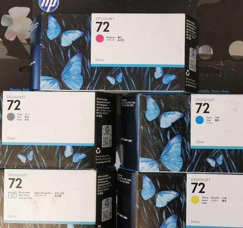 Картриджи hp 72