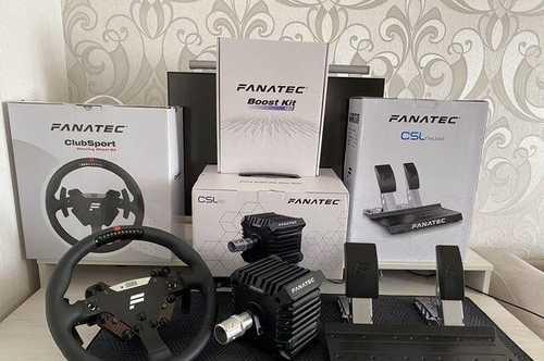 Fanatec CSL DD (8 Nm), pedals, ClubSport Wheel