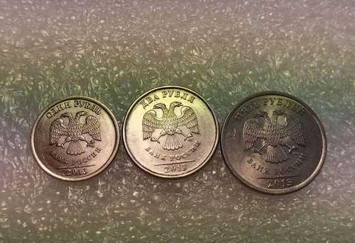 Монеты России спмд 1, 2, 5 10 р 2009, 2010, 2013