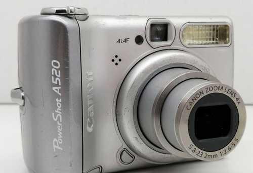 Компактный фотоаппарат Canon powershot A520