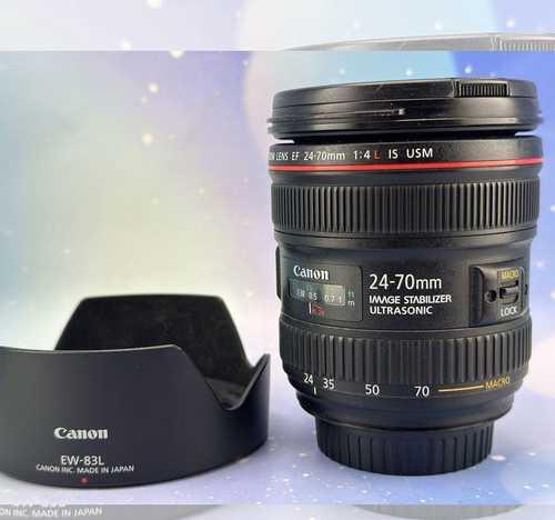 Canon EF 24-70mm f/4L IS USM Гарантия