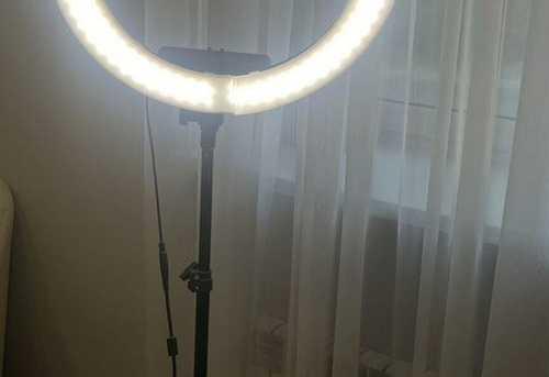 Кольцевая лампа 45 см бу