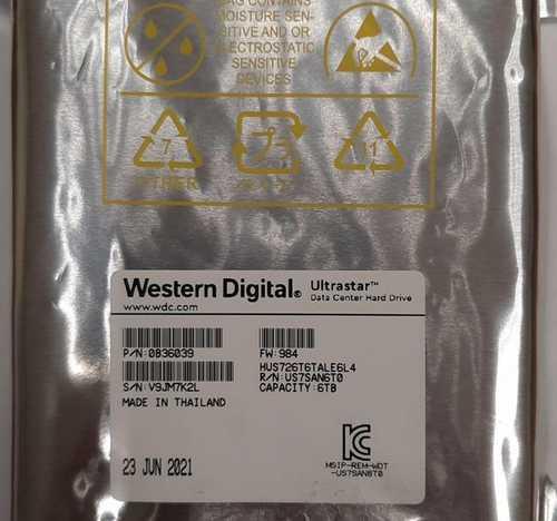 Жесткий диск Western Digital WD HUS726T6tale6L4 6