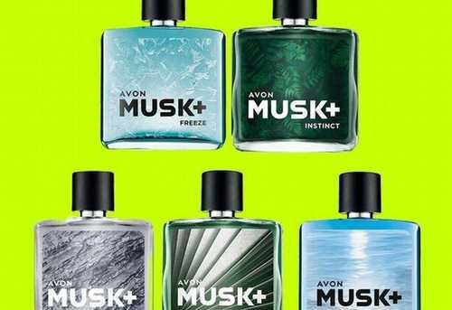 Musk avon мужские духи 75мл любые 2шт