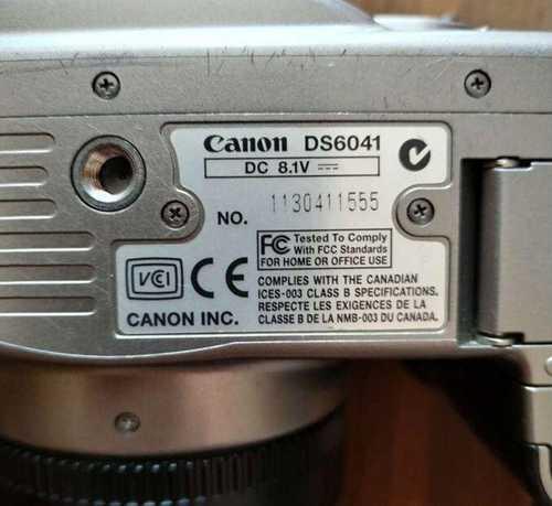Зеркальный фотоаппарат canon eos 300d