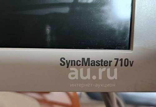 Монитор syncmaster 710v + кабели