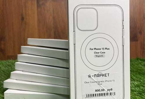 Чехол Clear Case Magnetic iPhone 15 Plus