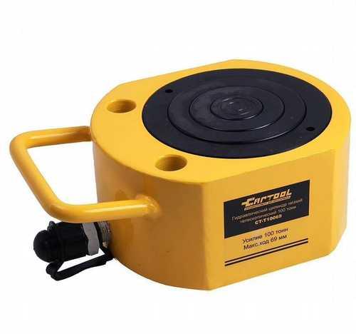 Гидравлический цилиндр низкий, телескопический 100т. Car-Tool CT-T10069