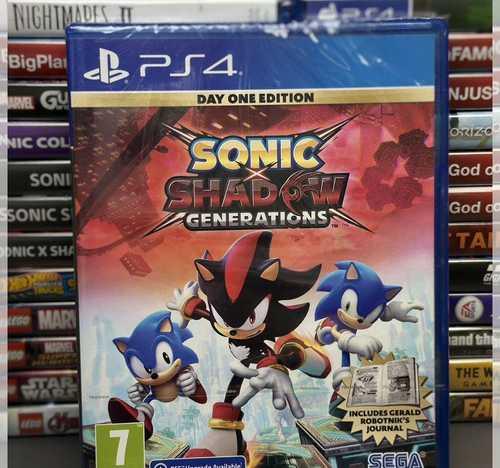 PS4 Sonic X Shadow Shadows Generations