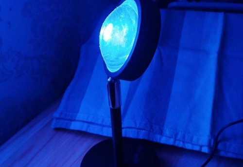 Цветная лампа "Закат" светодиодная usb