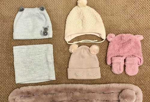 Шапка зимняя для девочки H&M 3 мес.,1,6,2,3 года