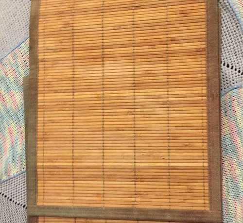 Бамбуковый коврик для посуды