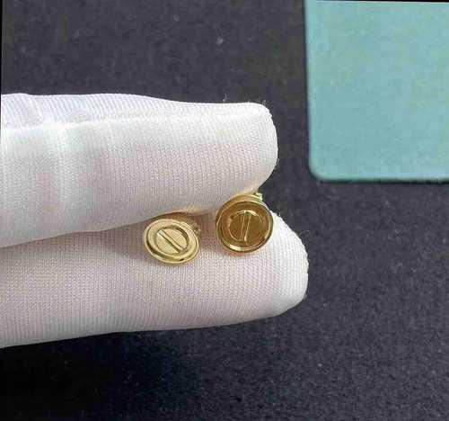 Золотые Серьги Cartier Love
