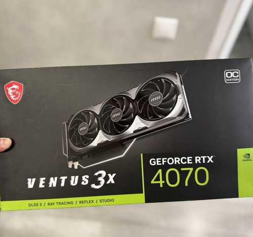 Видеокарта MSI RTX 4070 Ventus 3X E OC 12GB