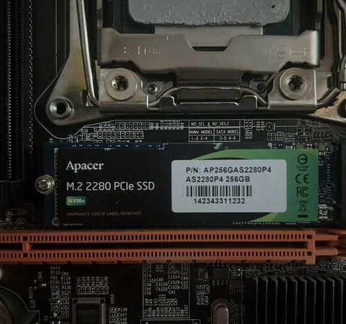 Ssd m2 apacer 256 gb