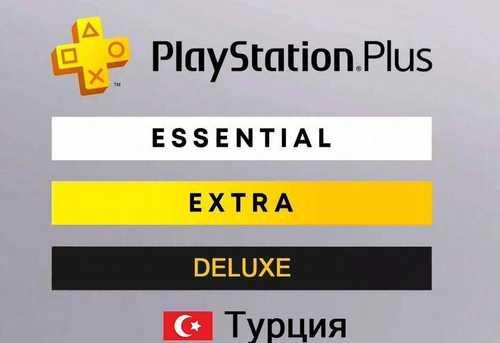 Подписка PS plus extra deluxe EA play игры ps5