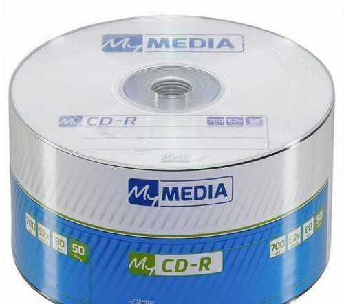 Оптический диск CD-R 20700мб, 52x, (50 штук)