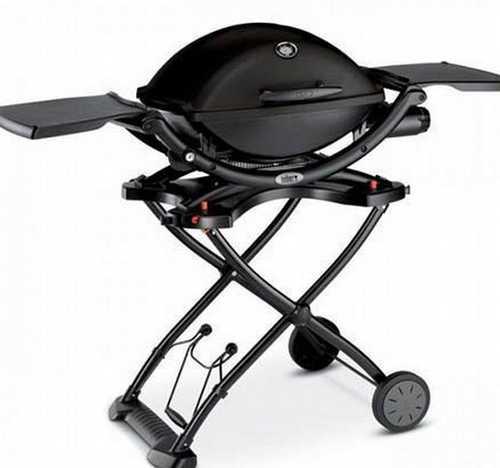 Газовый гриль Weber Q 1200 на тележке, чёрный