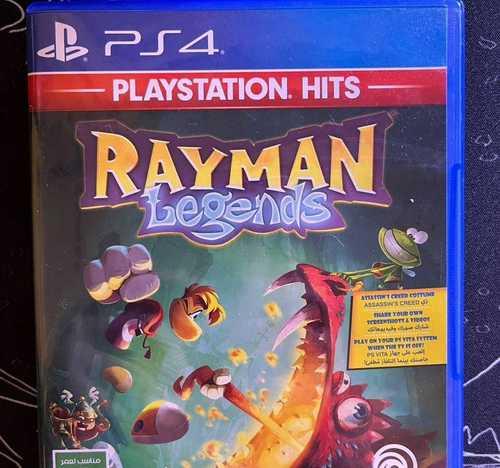 Диски на ps4 Rayman Legends