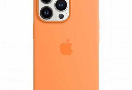 Силиконовый чехол для iPhone 13 Pro (оранжевый)