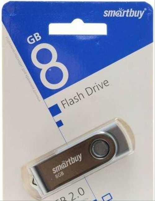 USB флешка 8GB Smartbuy Twist Black