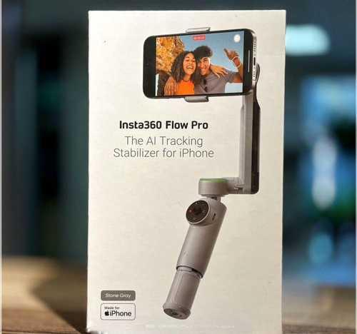 Insta360 Flow Pro AI Stone Gray Новый