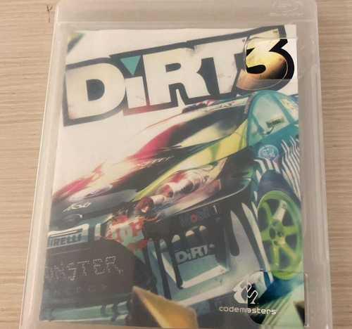 Диск на ps4 с игрой Dirt3