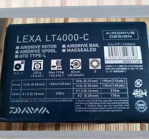 Катушка Daiwa 23 lexa LT 4000-C