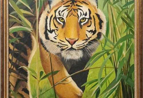 Картина Маслом "Тигр"