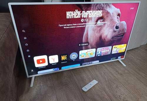 Белый ЖК LED econ 40дюйм 102см SMART tv Full HD