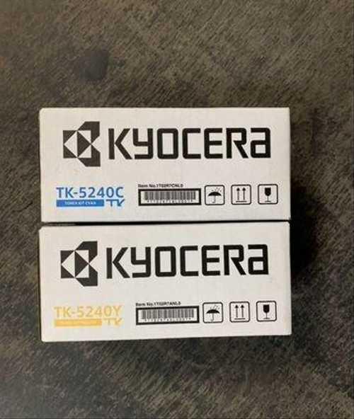 Оригинальные картриджи kyocera TK-5240 C/Y