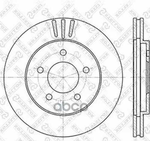 6020-9301V-SX диск тормозной передний Chrysler