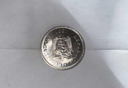 Монета Эквадор 20 сукре 1991 Медно-никель