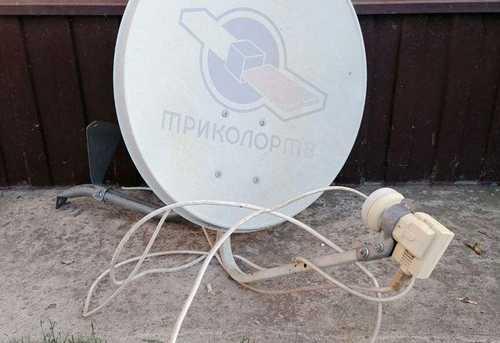Спутниковая тарелка в сборе с крепежом