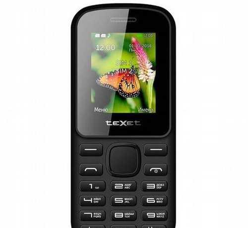 Texet TM-130 Мобильный телефон цвет черный-красный