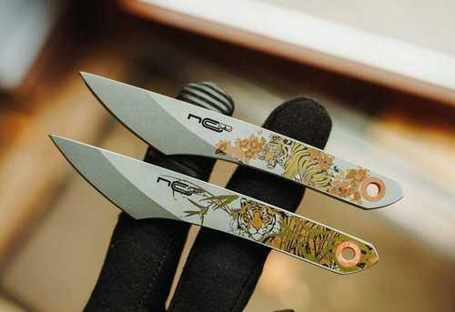 Нож киридаши N.C.Custom KOI Тигры