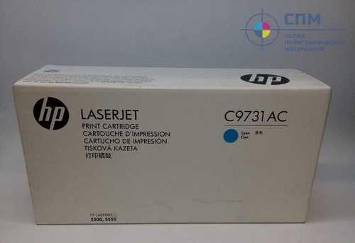 Тонер-картридж голубой HP C9731aс для Color LaserJ