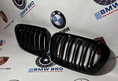 Ноздри BMW E46 купе дорест дабл лайн черный глянец