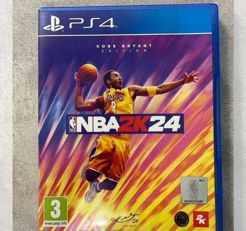 Диск на PS4 NBA 2k24
