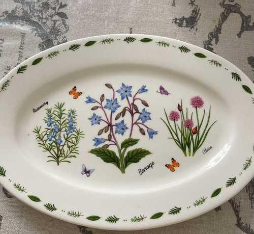 Блюдо фарфор butterfly meadow винтаж