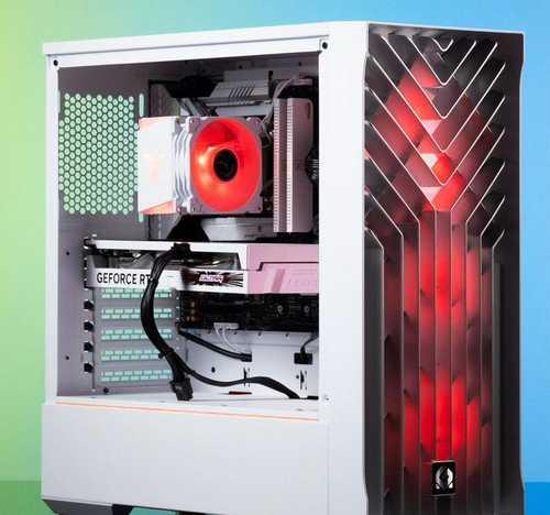 Игровой пк chaotic device252 RTX 4070 super 12GB NEW Ryzen 5 7600 Phanteks magniumgear NEO Air 2 Whi